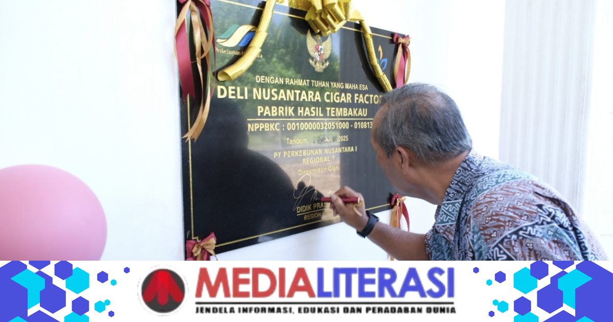 Pabrik Cerutu Tembakau Deli Diresmikan, Siap Bertarung di Pasar Global ...